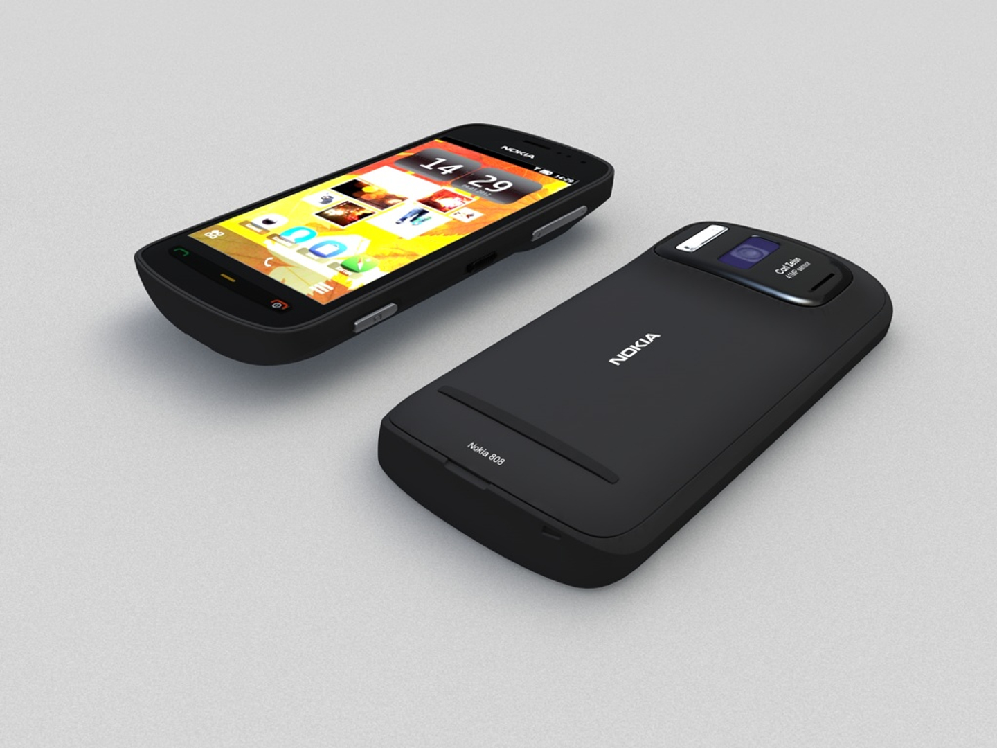 3d nokia 808 pure model