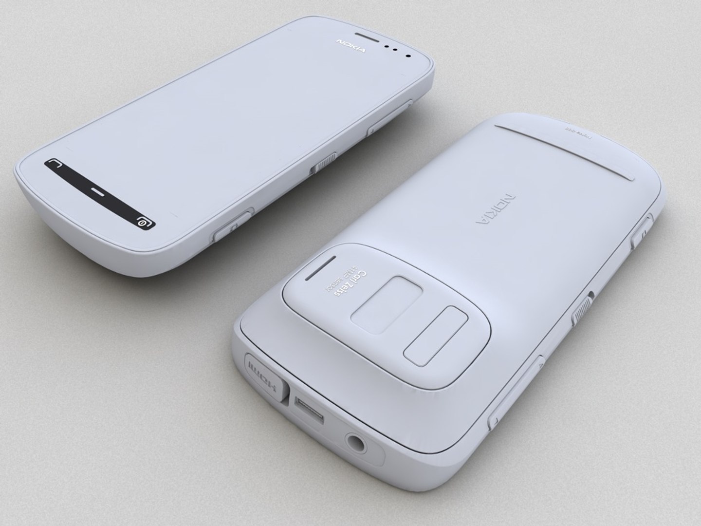 3d nokia 808 pure model
