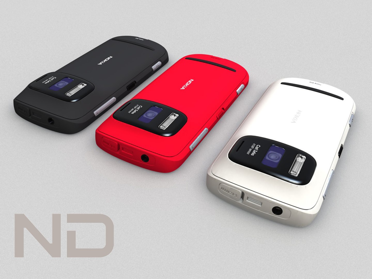 3d nokia 808 pure model