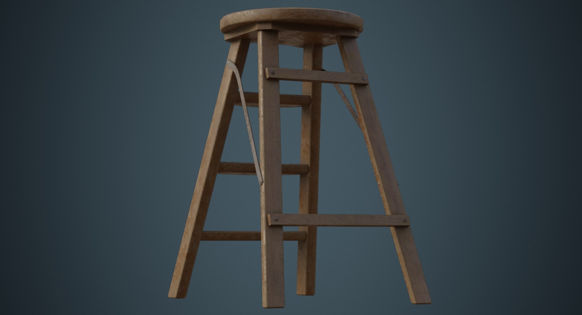 Step Ladder 2b Model - TurboSquid 1442130