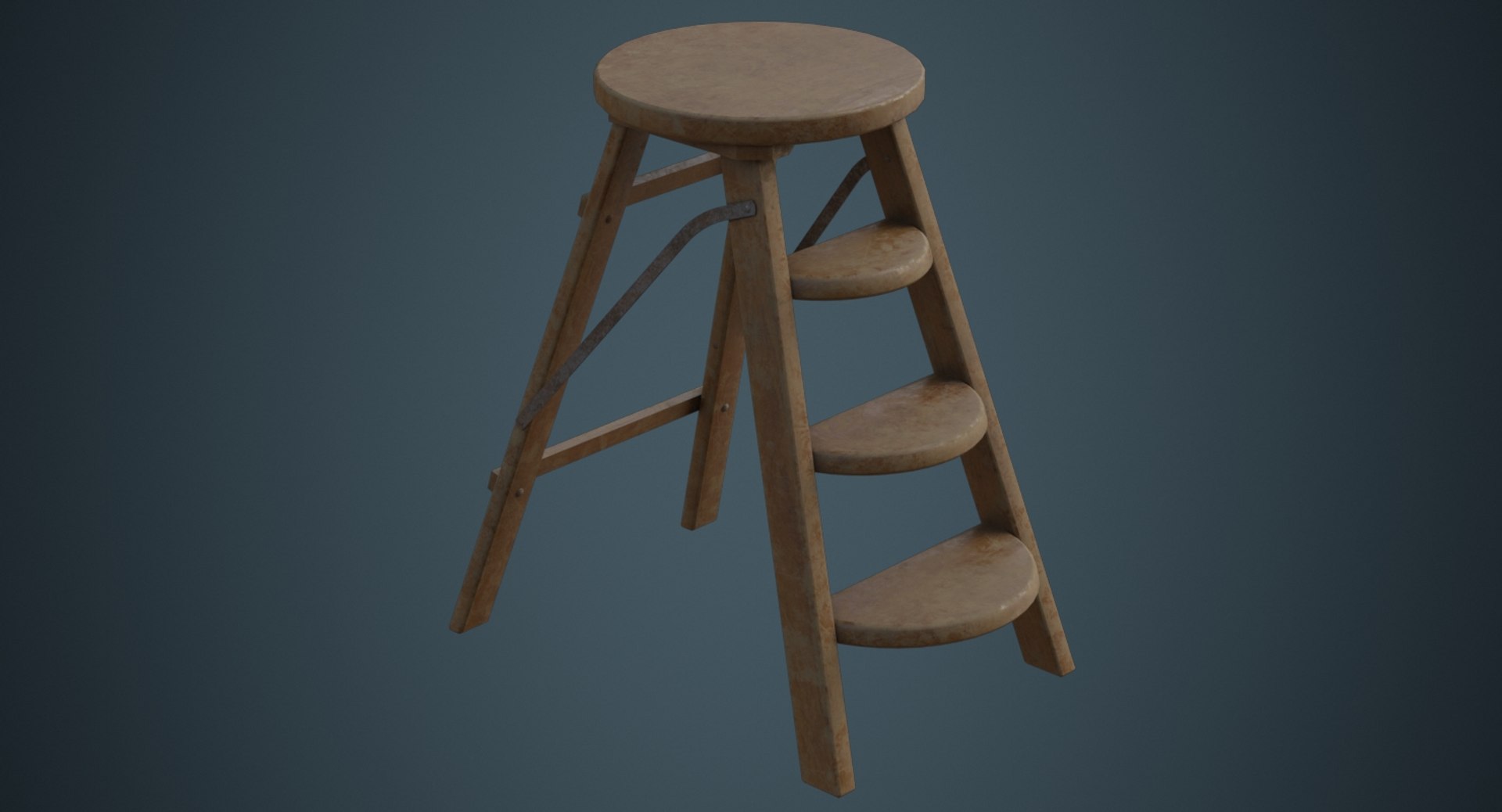 Step Ladder 2b Model - TurboSquid 1442130