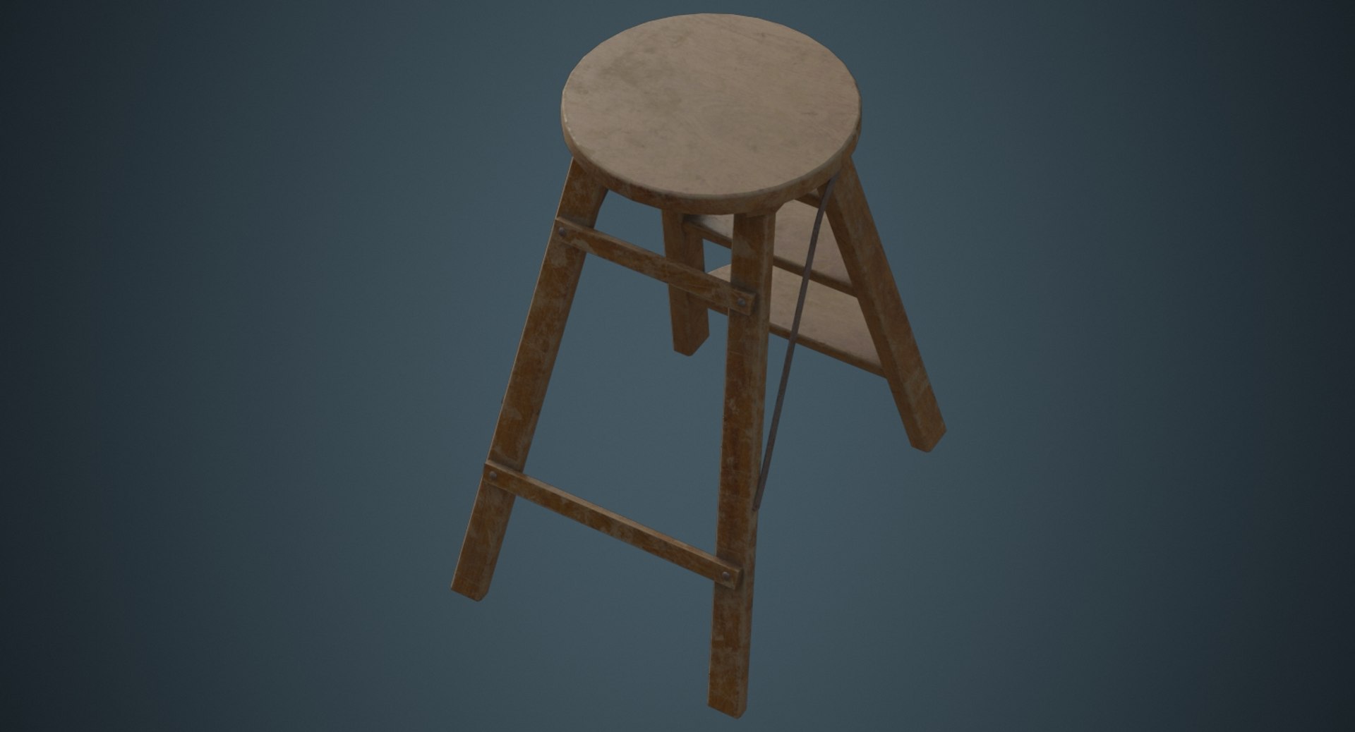 Step Ladder 2b Model - TurboSquid 1442130