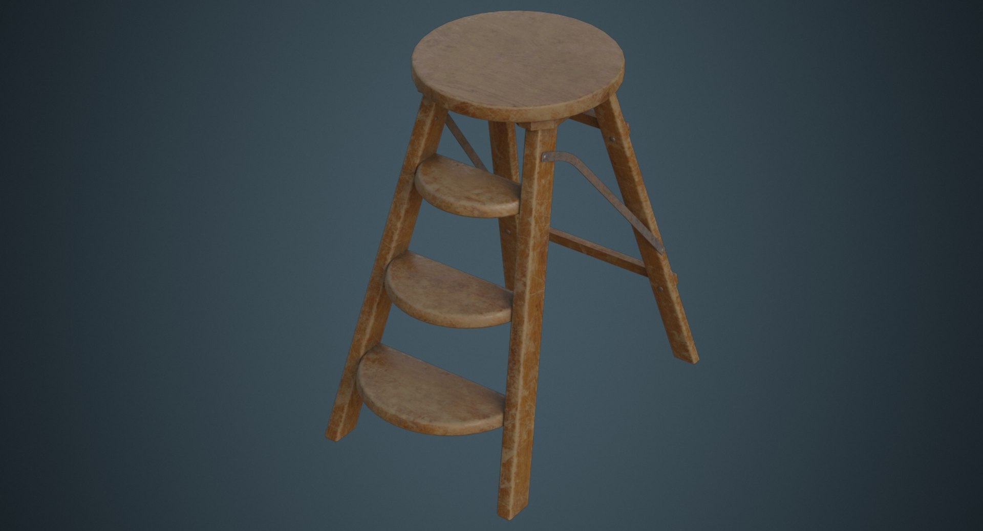 Step Ladder 2b Model - TurboSquid 1442130