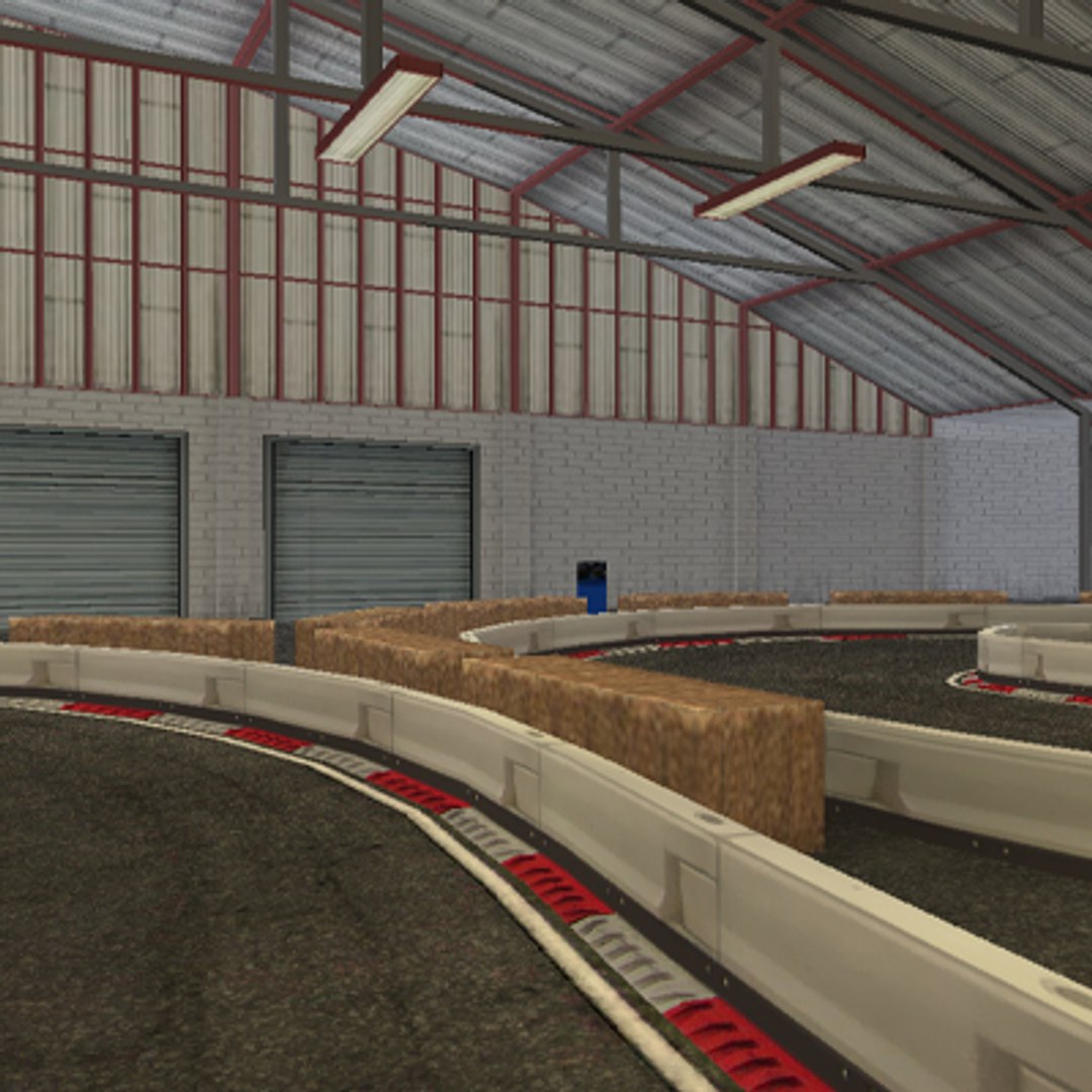 3d Model Indoor Racing Circuit Track