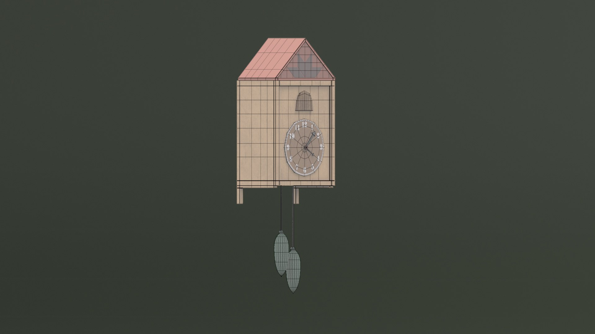 Cuckoo Clock 3D - TurboSquid 2218662
