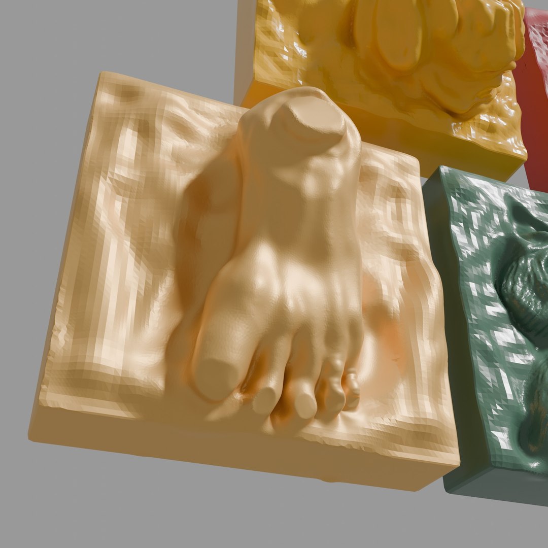 Monster And Animal Tile Set 3D Model - TurboSquid 2318267