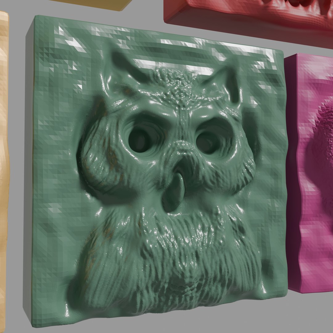 Monster And Animal Tile Set 3D Model - TurboSquid 2318267
