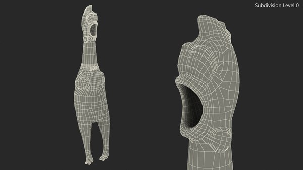 Screaming rubber chicken toy 3D model - TurboSquid 1605791
