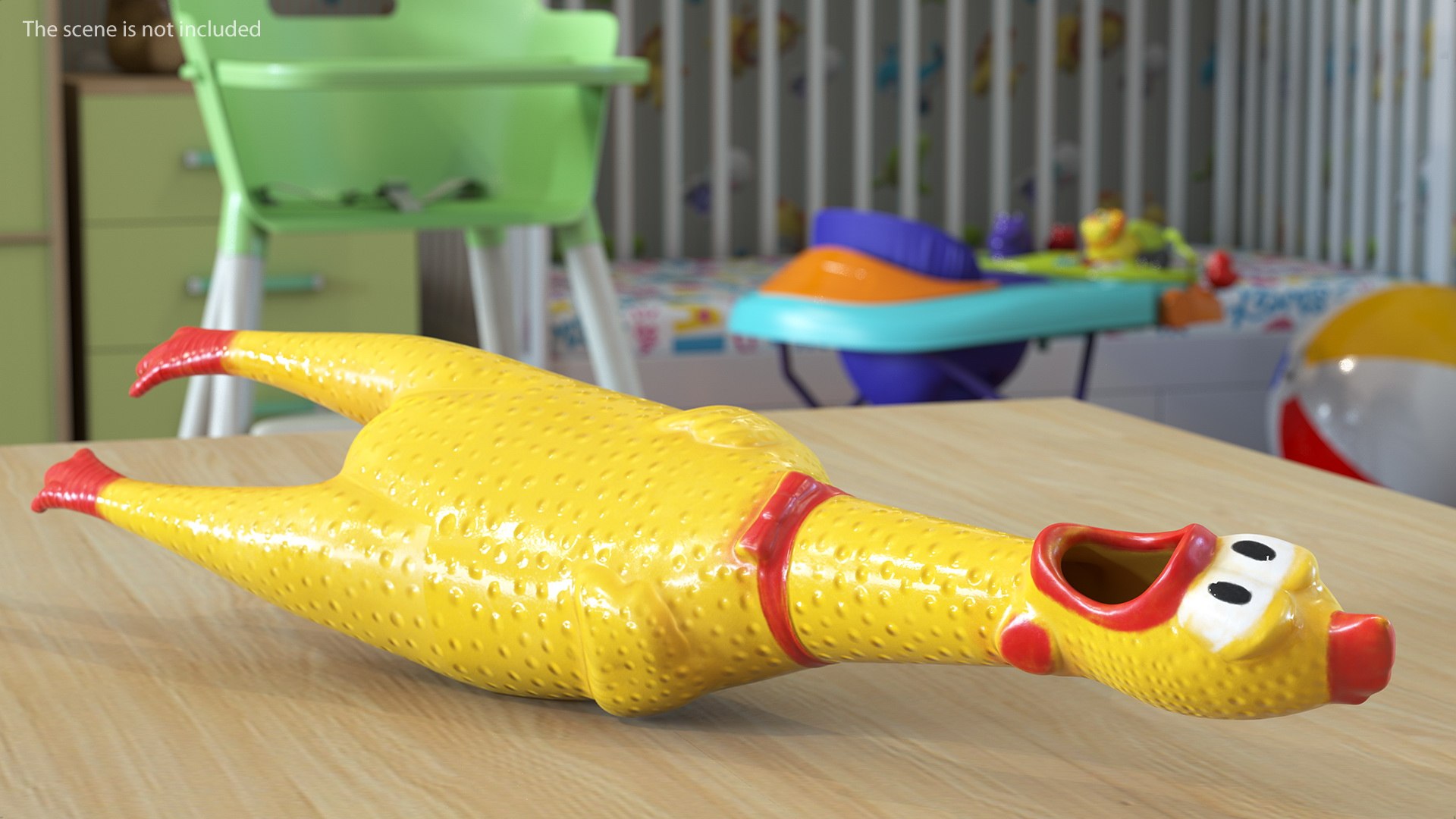 Screaming Rubber Chicken Toy 3D Model - TurboSquid 1605791