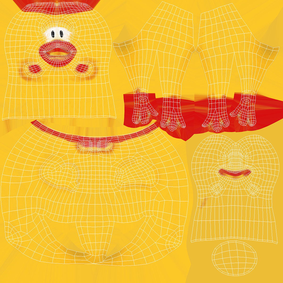 Screaming rubber chicken toy 3D model - TurboSquid 1605791