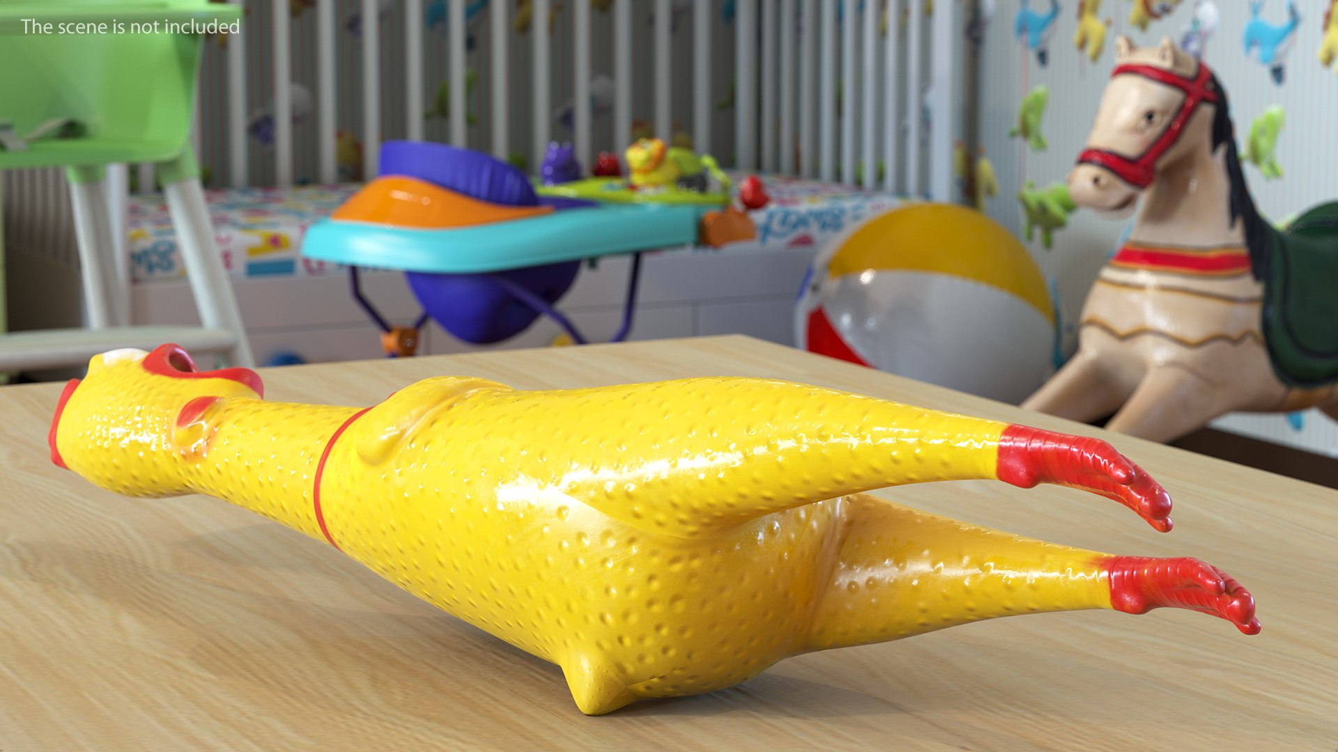 Screaming Rubber Chicken Toy 3D Model - TurboSquid 1605791