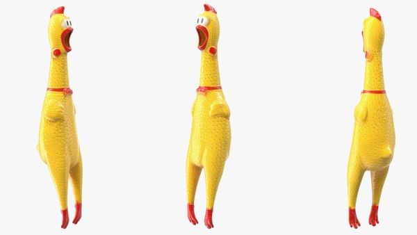 Screaming rubber chicken toy 3D model - TurboSquid 1605791