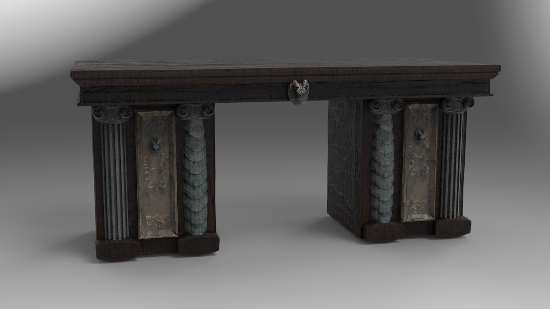 3D Fantasy Desk - TurboSquid 1477268