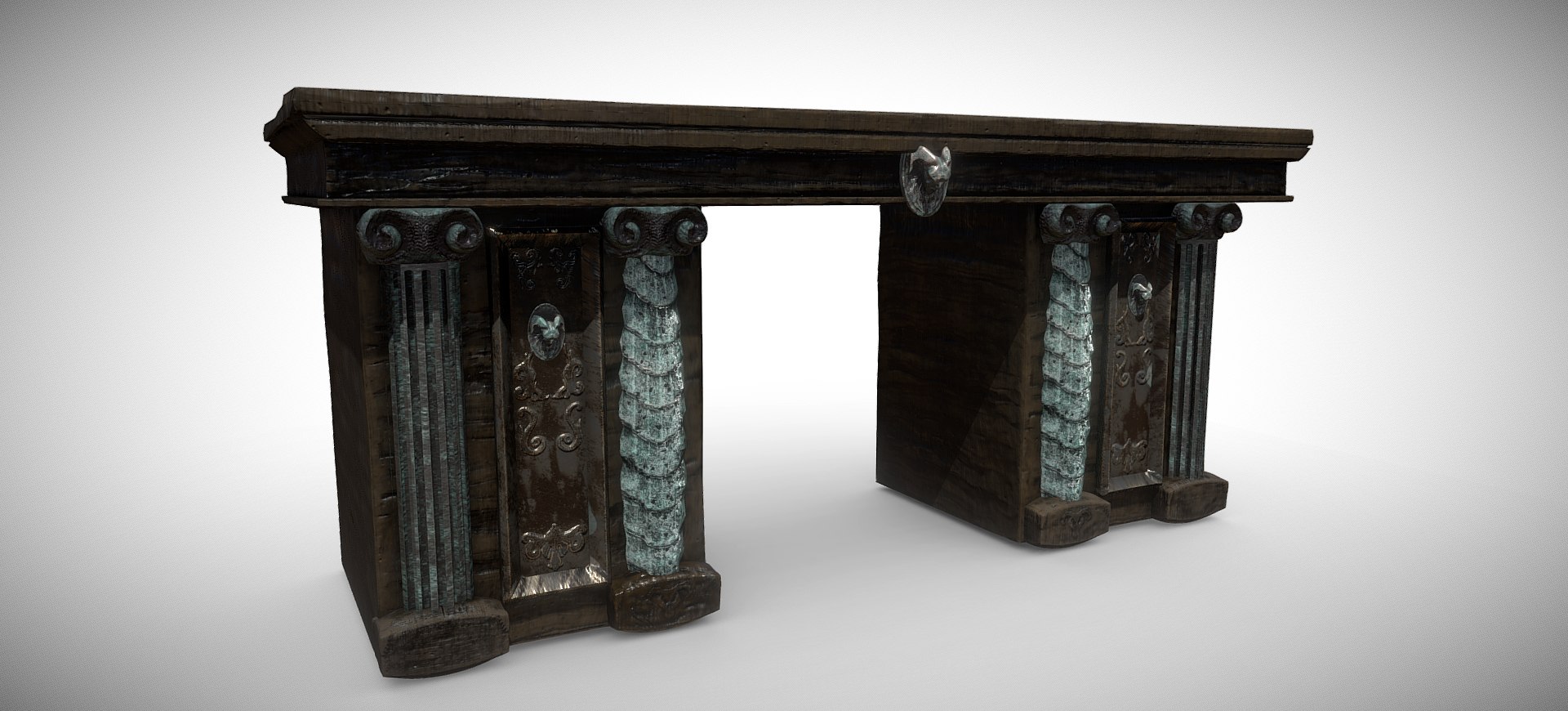 3D Fantasy Desk - TurboSquid 1477268