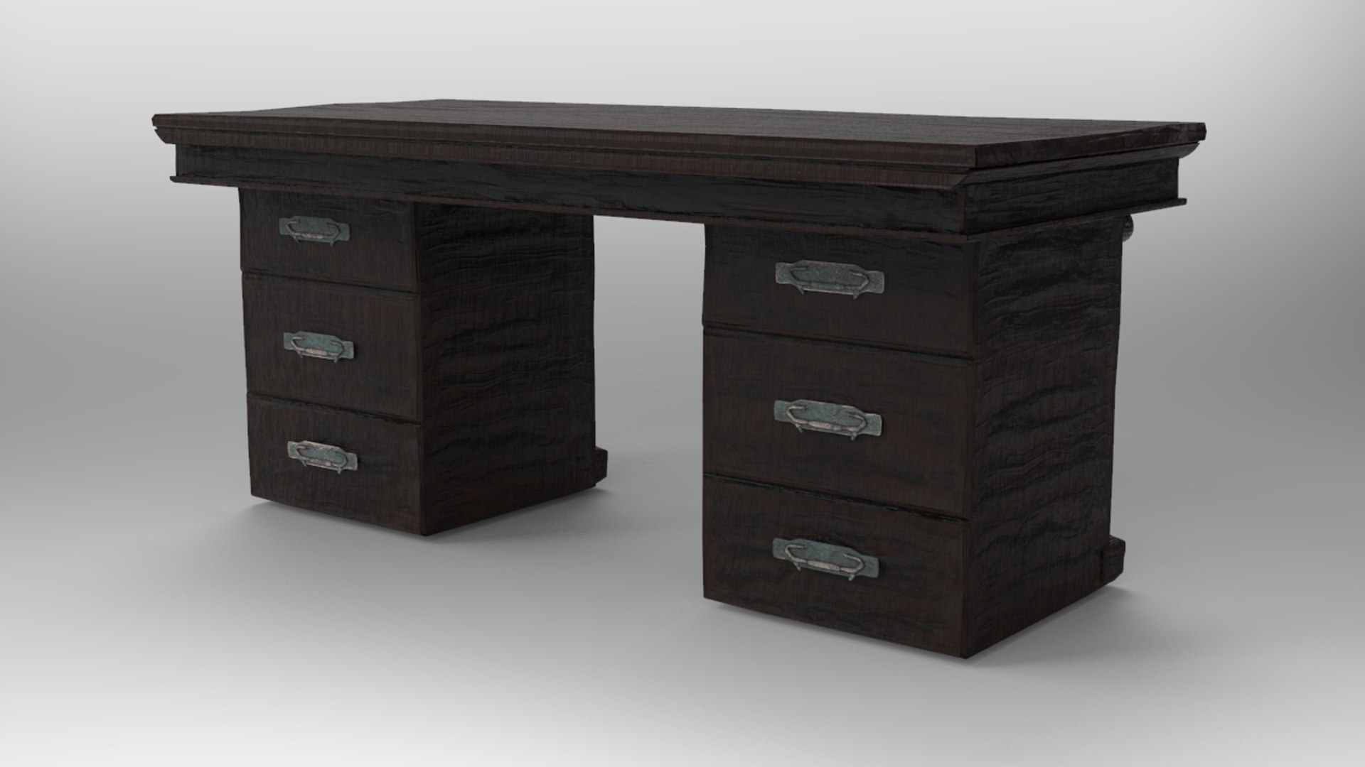 3D Fantasy Desk - TurboSquid 1477268