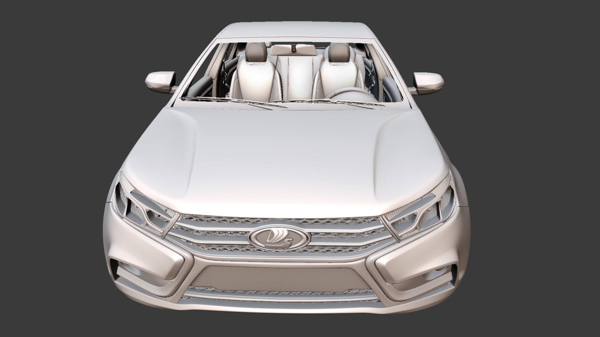 3d Lada Vesta Model