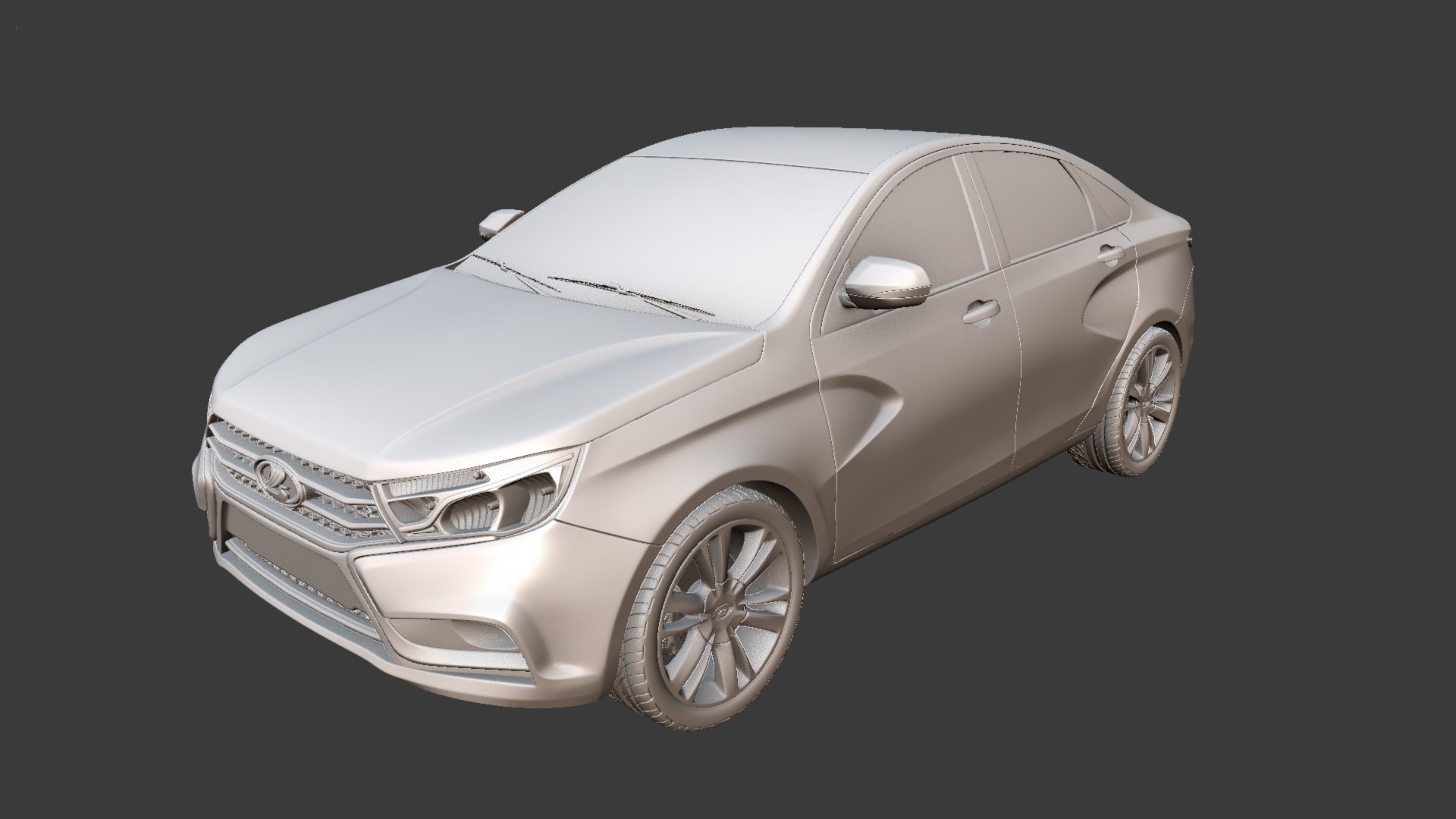 3d Lada Vesta Model