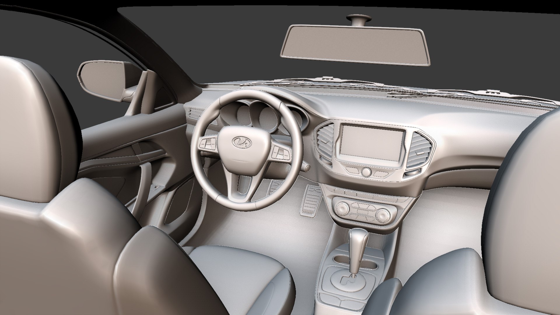 3d Lada Vesta Model