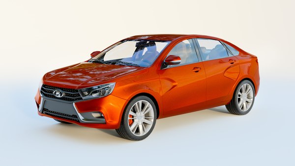 3d lada vesta model