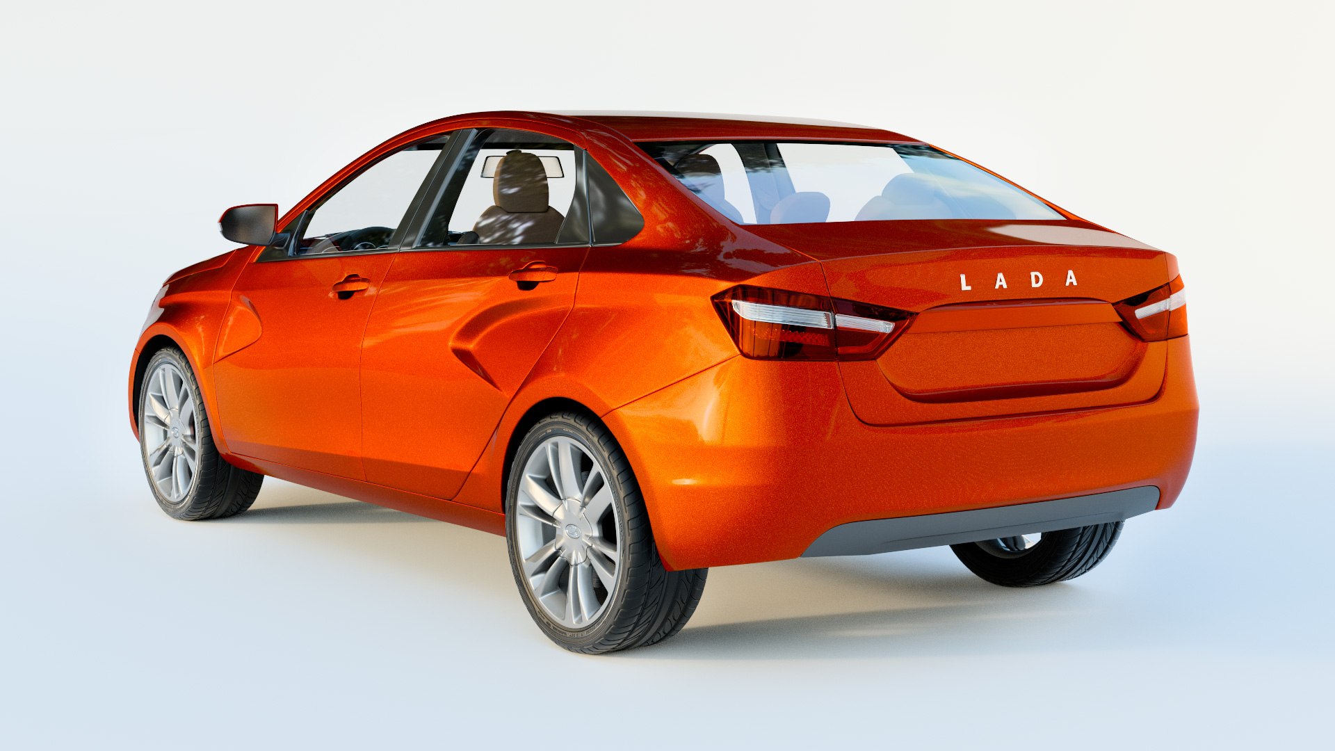 3d Lada Vesta Model