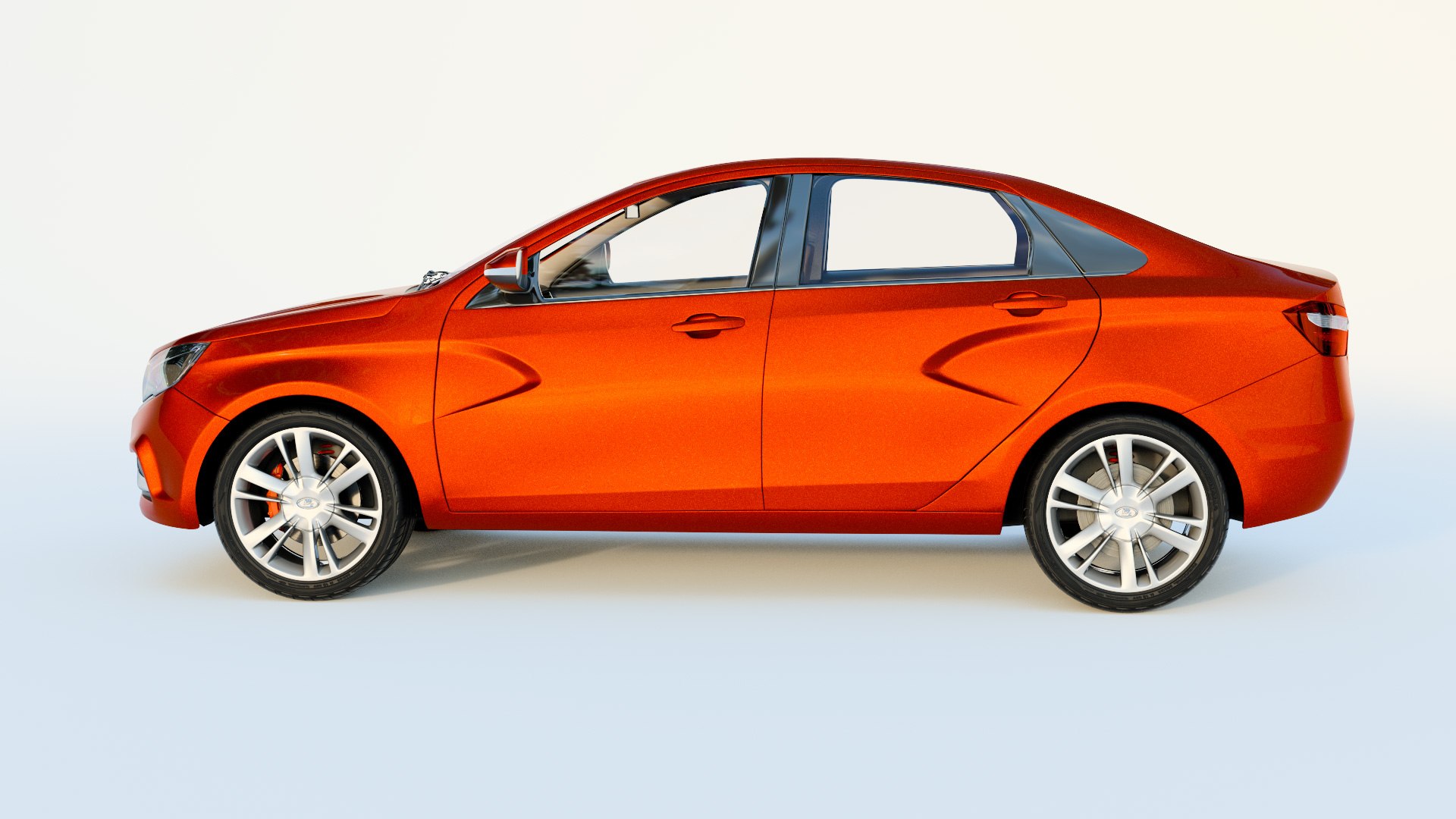 3d Lada Vesta Model