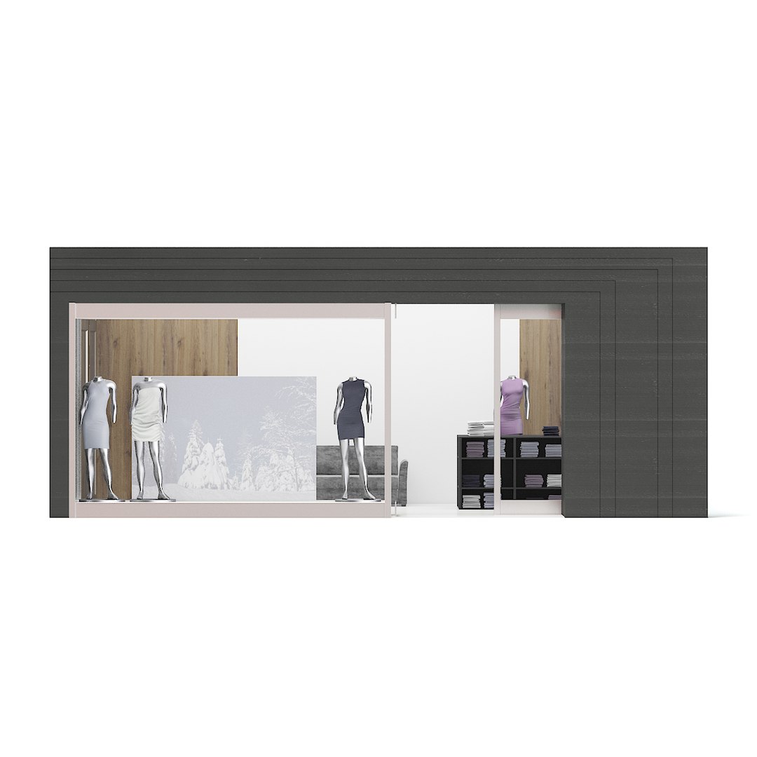 3D Clothes Store Model - TurboSquid 1328018