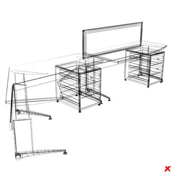 office table 3d model
