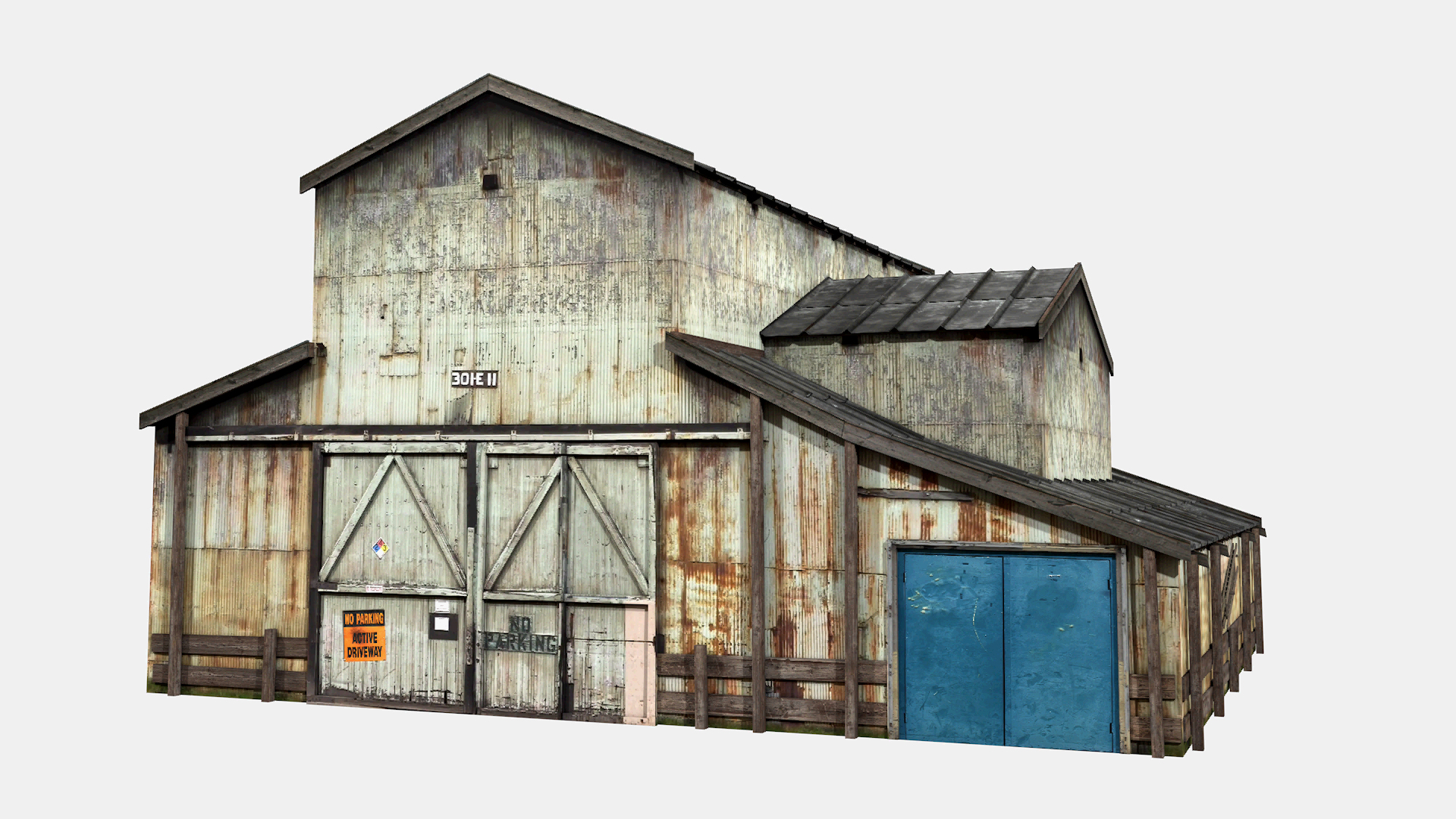 Warehouse Low Poly - 3 Models Collection 3D Model - TurboSquid 2029657
