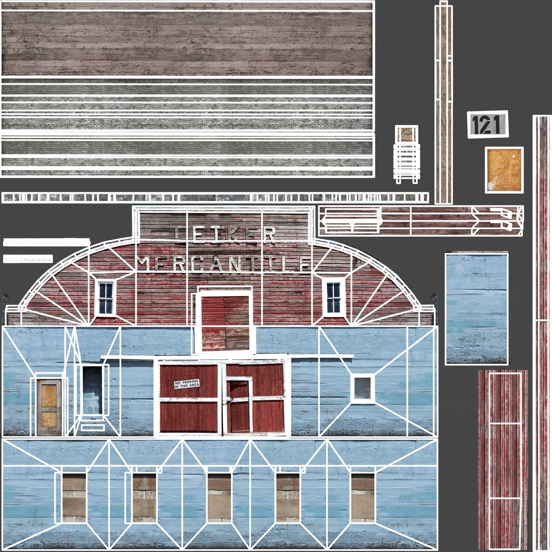 Warehouse Low Poly - 3 Models Collection 3D Model - TurboSquid 2029657