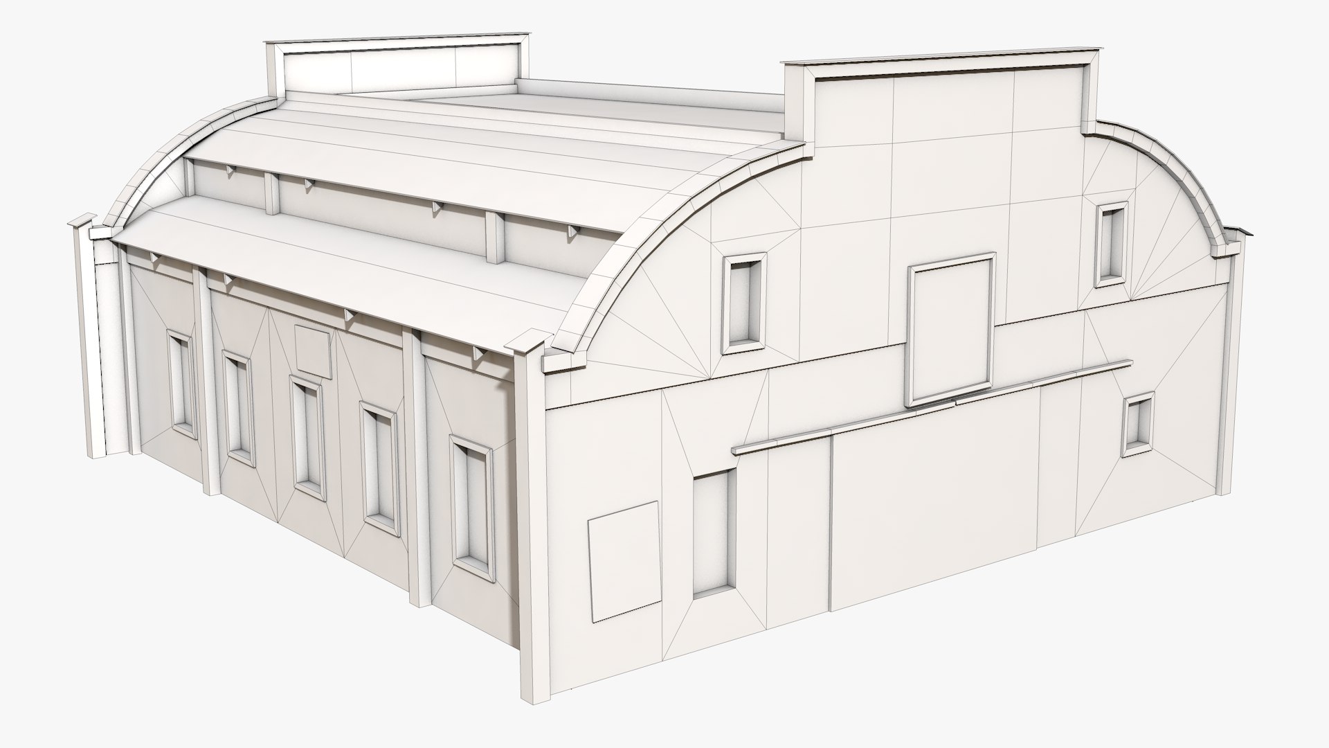 Warehouse Low Poly - 3 Models Collection 3D Model - TurboSquid 2029657