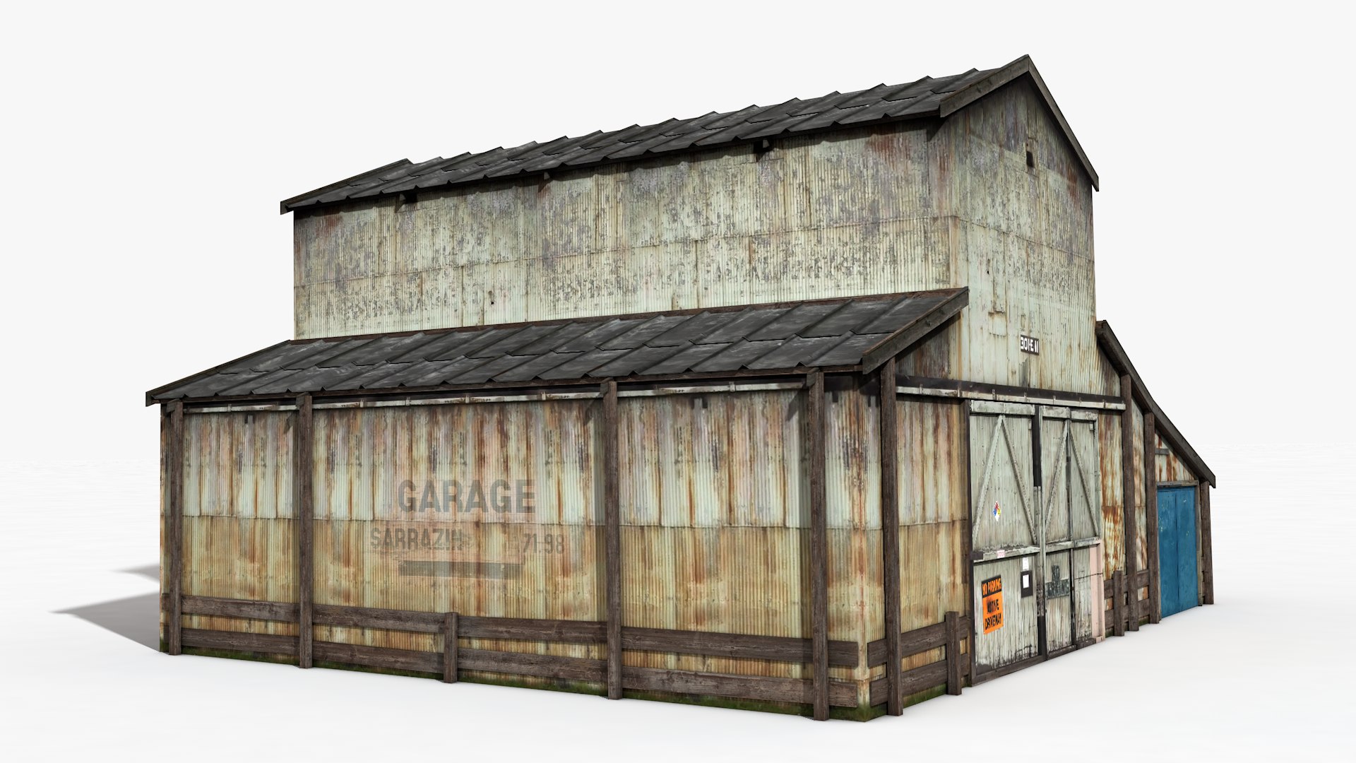 Warehouse Low Poly - 3 Models Collection 3D Model - TurboSquid 2029657