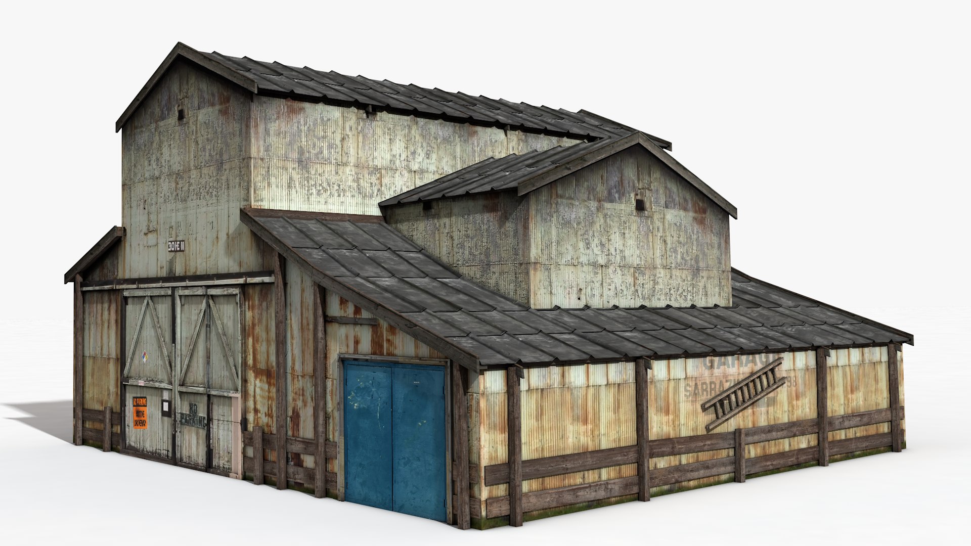 Warehouse Low Poly - 3 Models Collection 3D Model - TurboSquid 2029657
