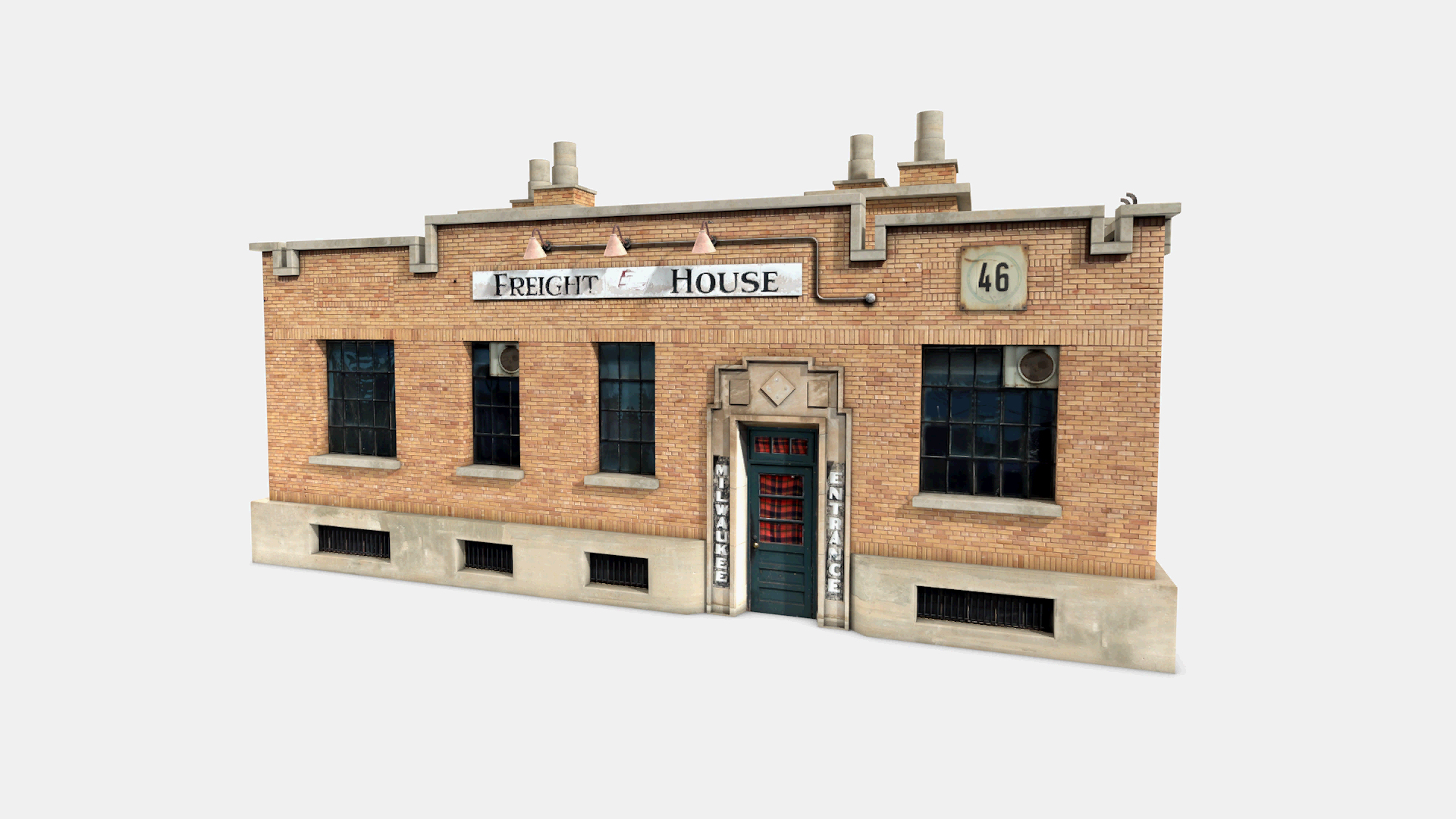 Warehouse Low Poly - 3 Models Collection 3D Model - TurboSquid 2029657