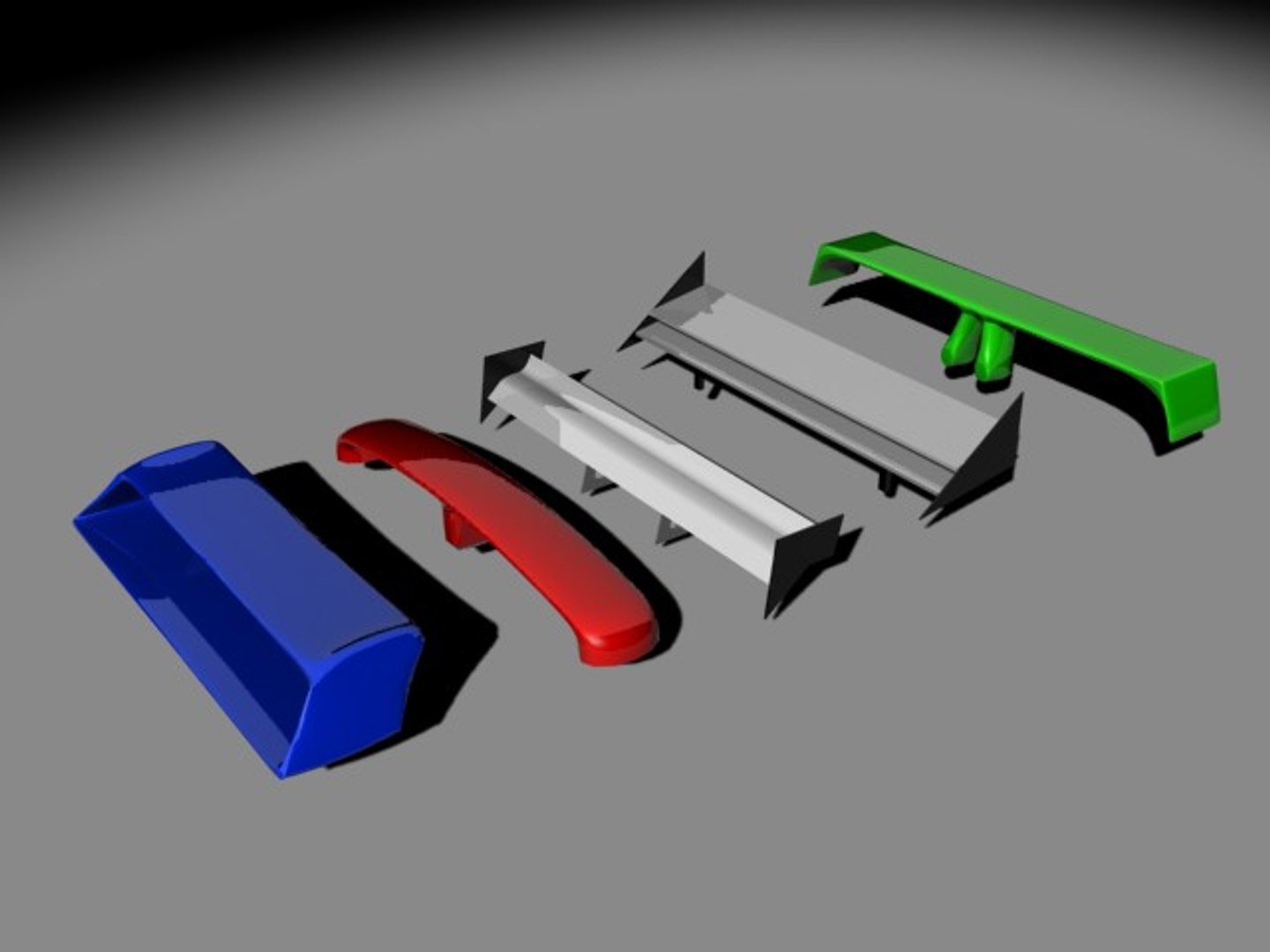 Modding Kit Spoilers Skirts 3d Model