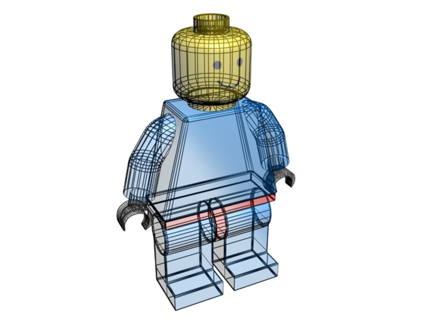 Lego Man 3d Model