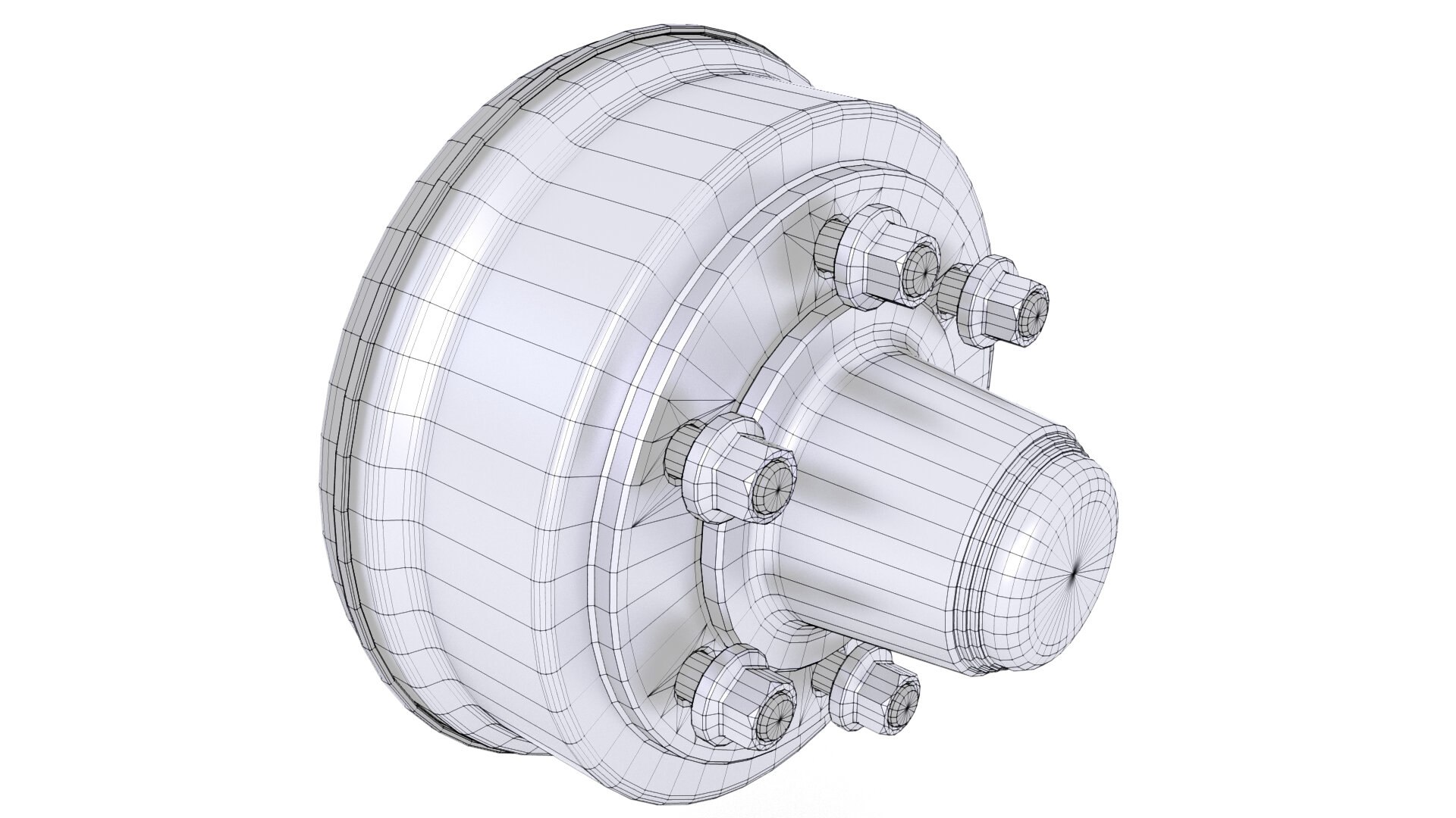 3D Brake Drum - TurboSquid 1582044
