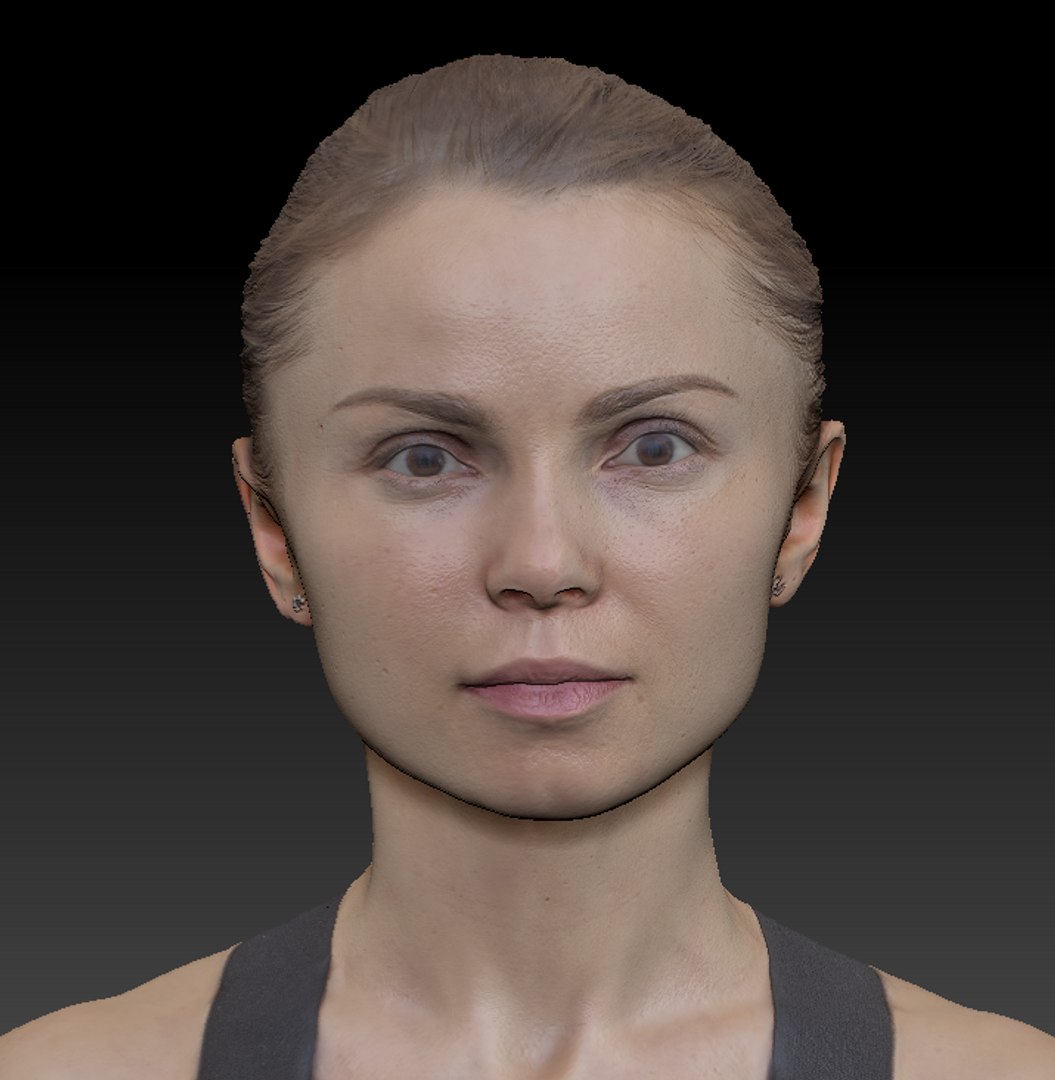 3D Fitness woman ready for animation 322 model - TurboSquid 1838780