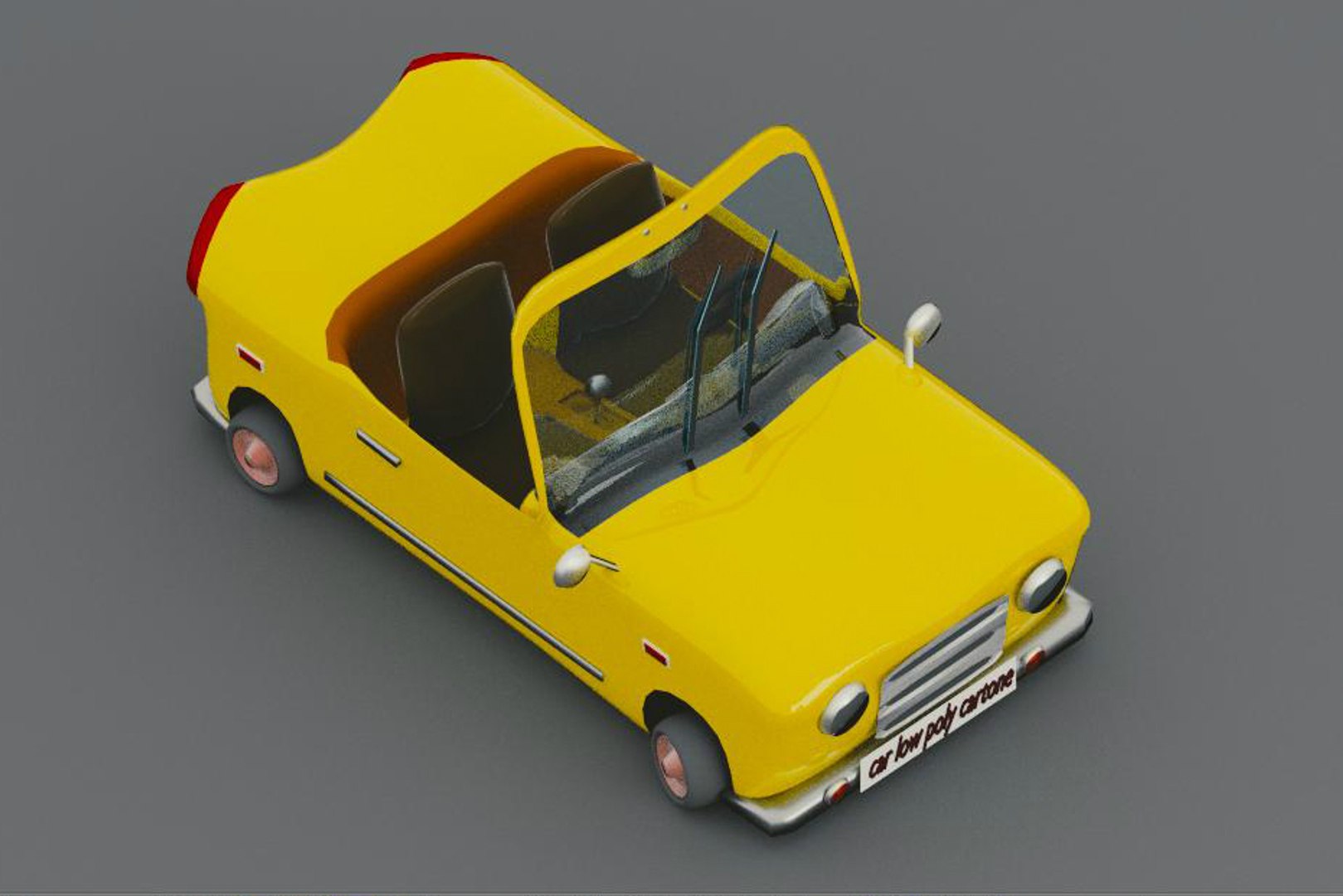 Cartoon Car 3D Model - TurboSquid 1215978