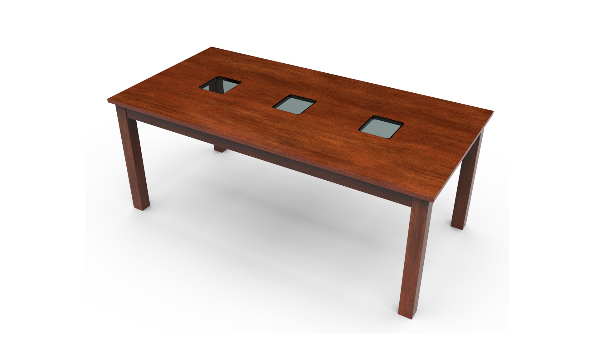 3D Six Seater Dining Table Vol 02 - TurboSquid 1887885