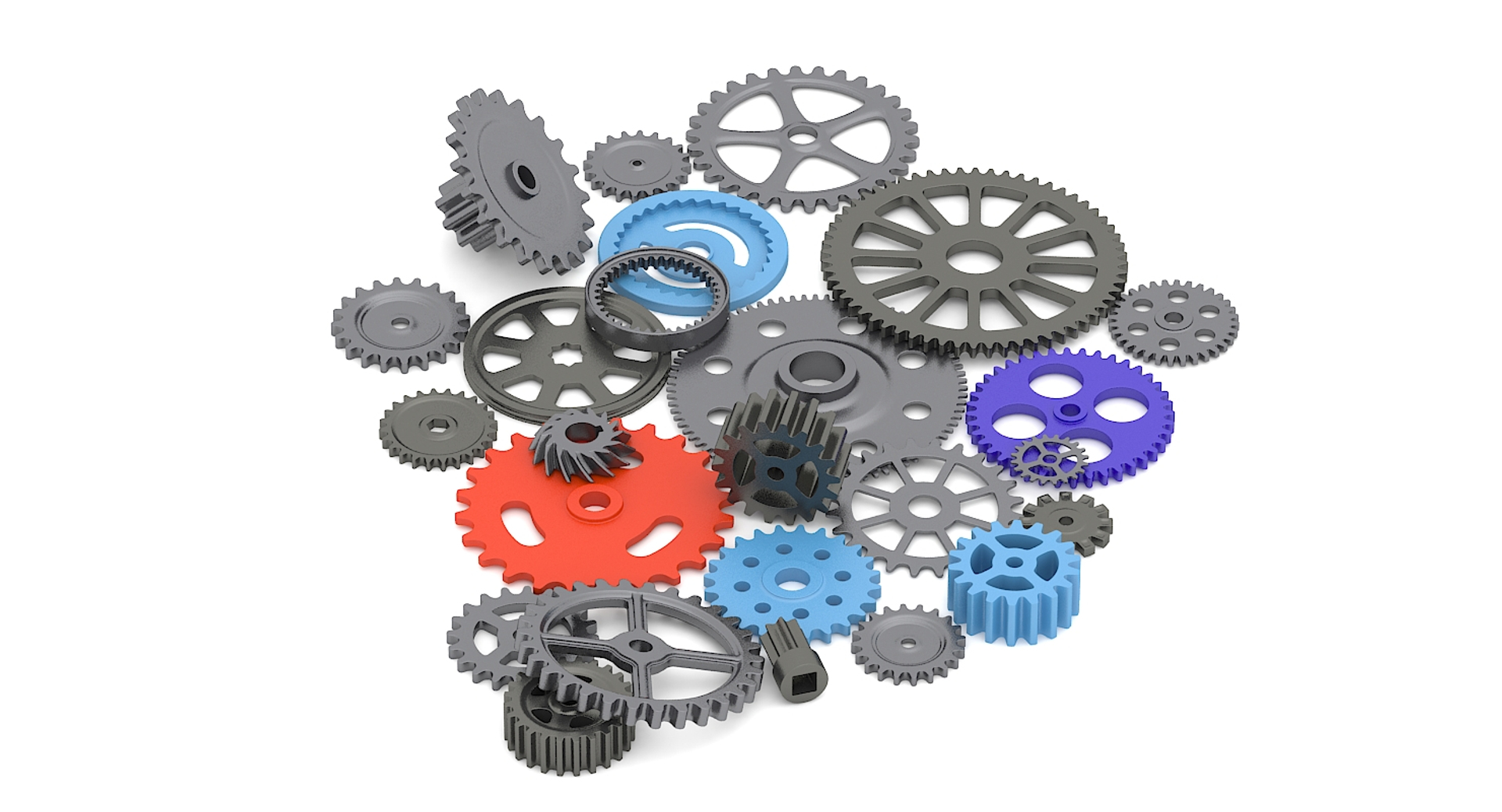 3d Model Gear Wheels