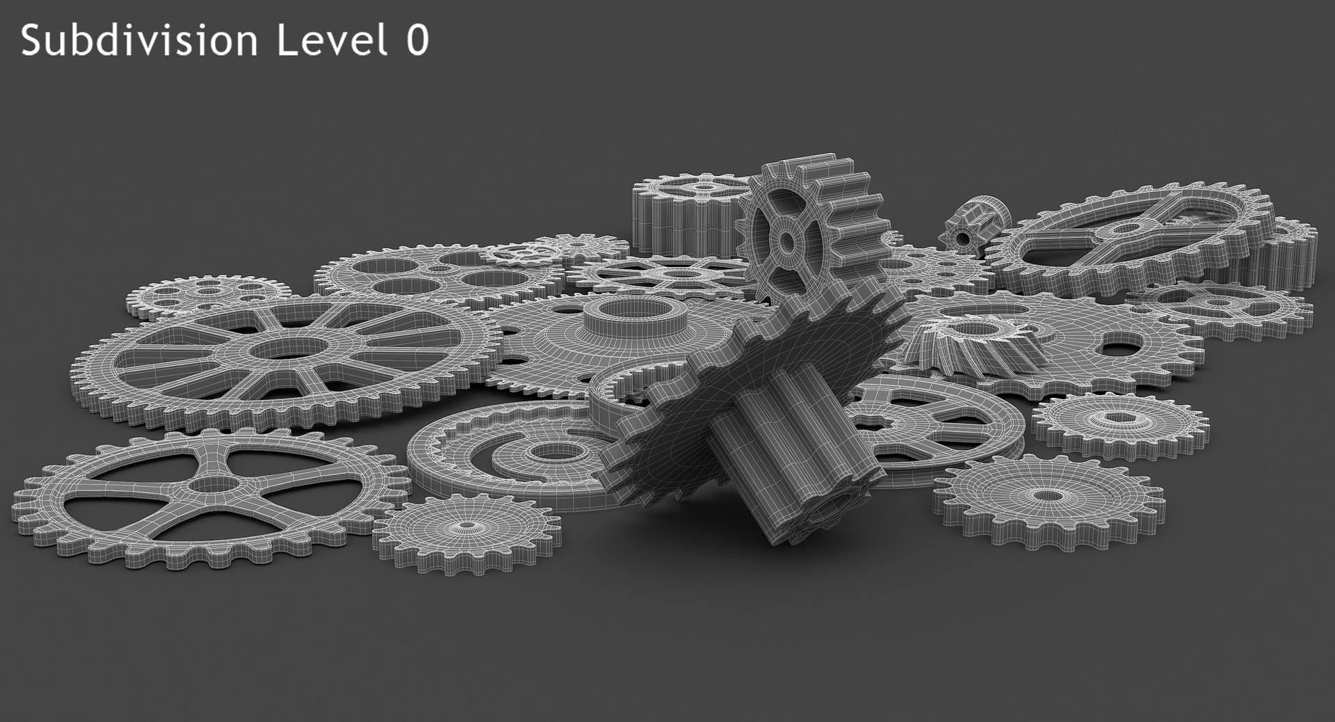 3d Model Gear Wheels