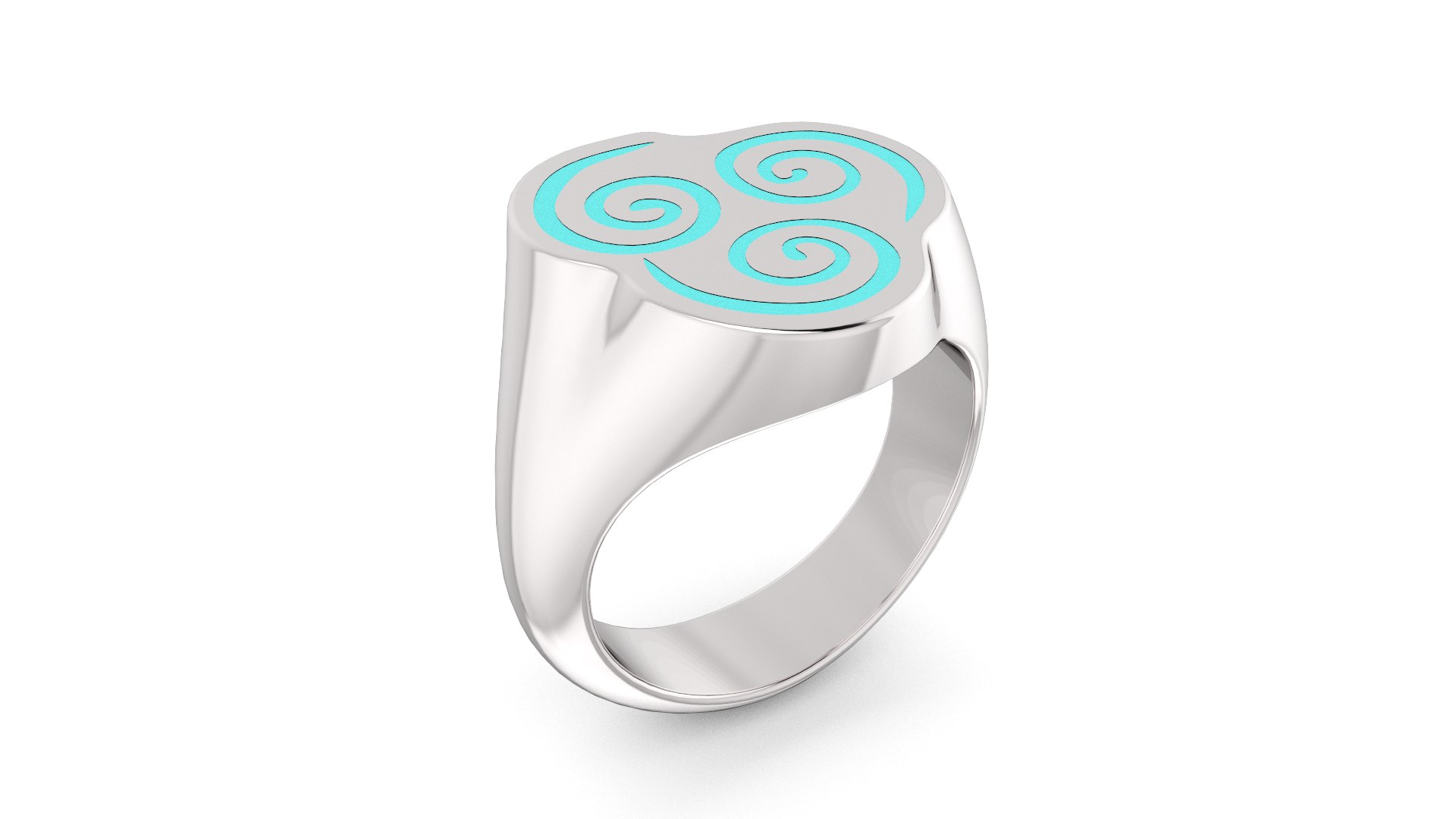 3D модель Air Element Signet Ring - TurboSquid 1875957