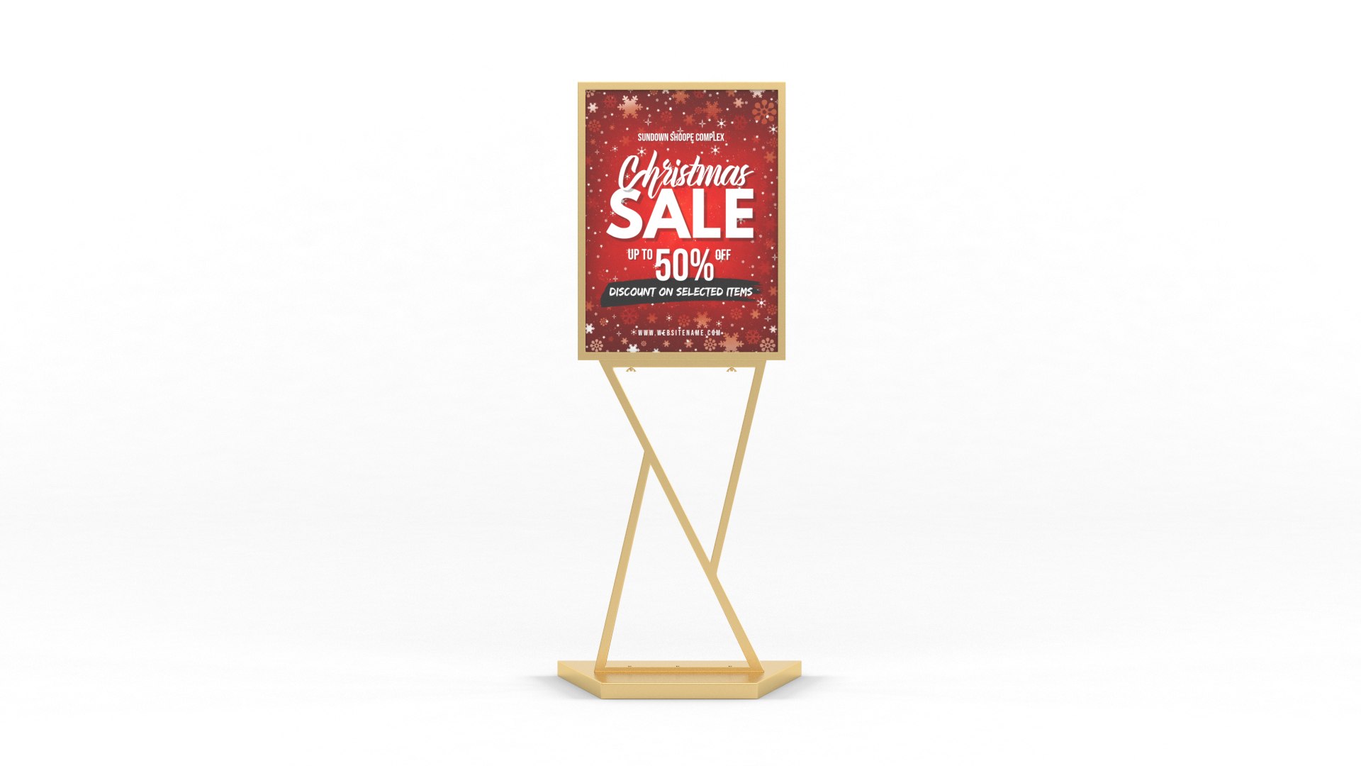 3D Display Advertising Poster - TurboSquid 1669441