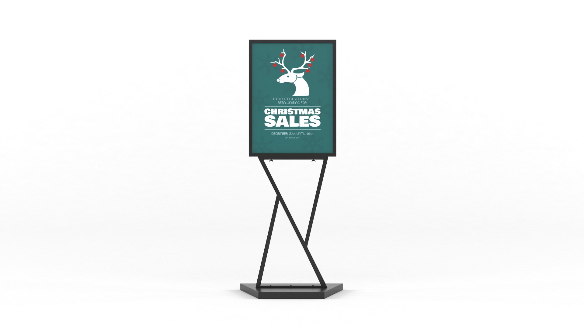 3D Display Advertising Poster - TurboSquid 1669441