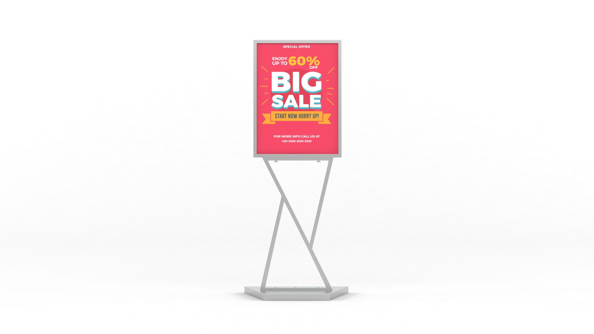 3D Display Advertising Poster - TurboSquid 1669441