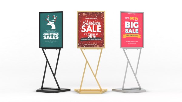 3D display advertising poster - TurboSquid 1669441