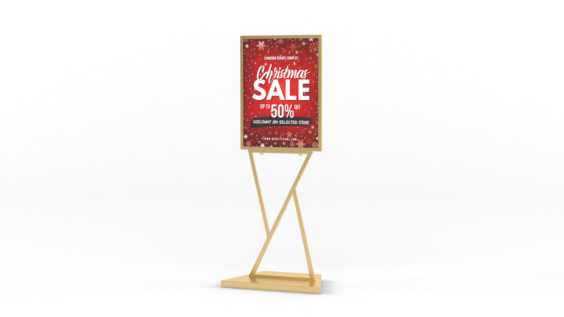 3D Display Advertising Poster - TurboSquid 1669441