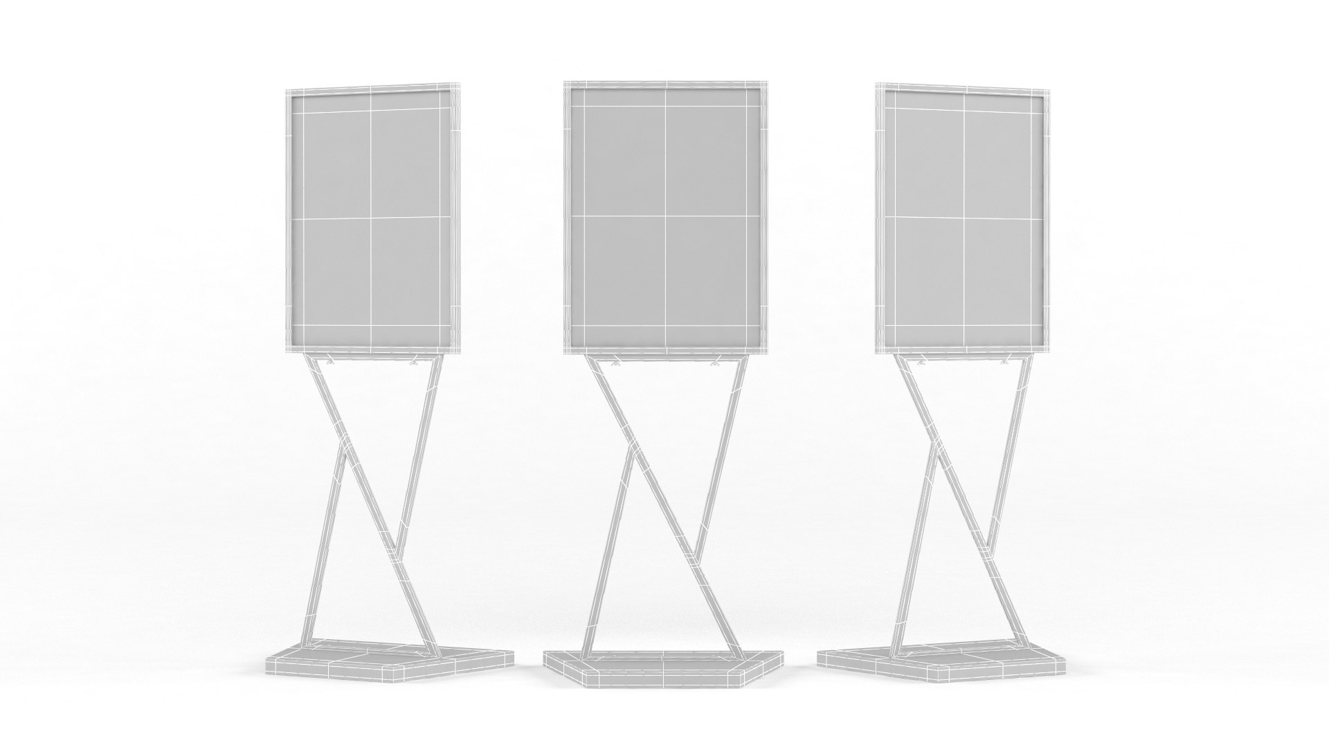 3D Display Advertising Poster - TurboSquid 1669441