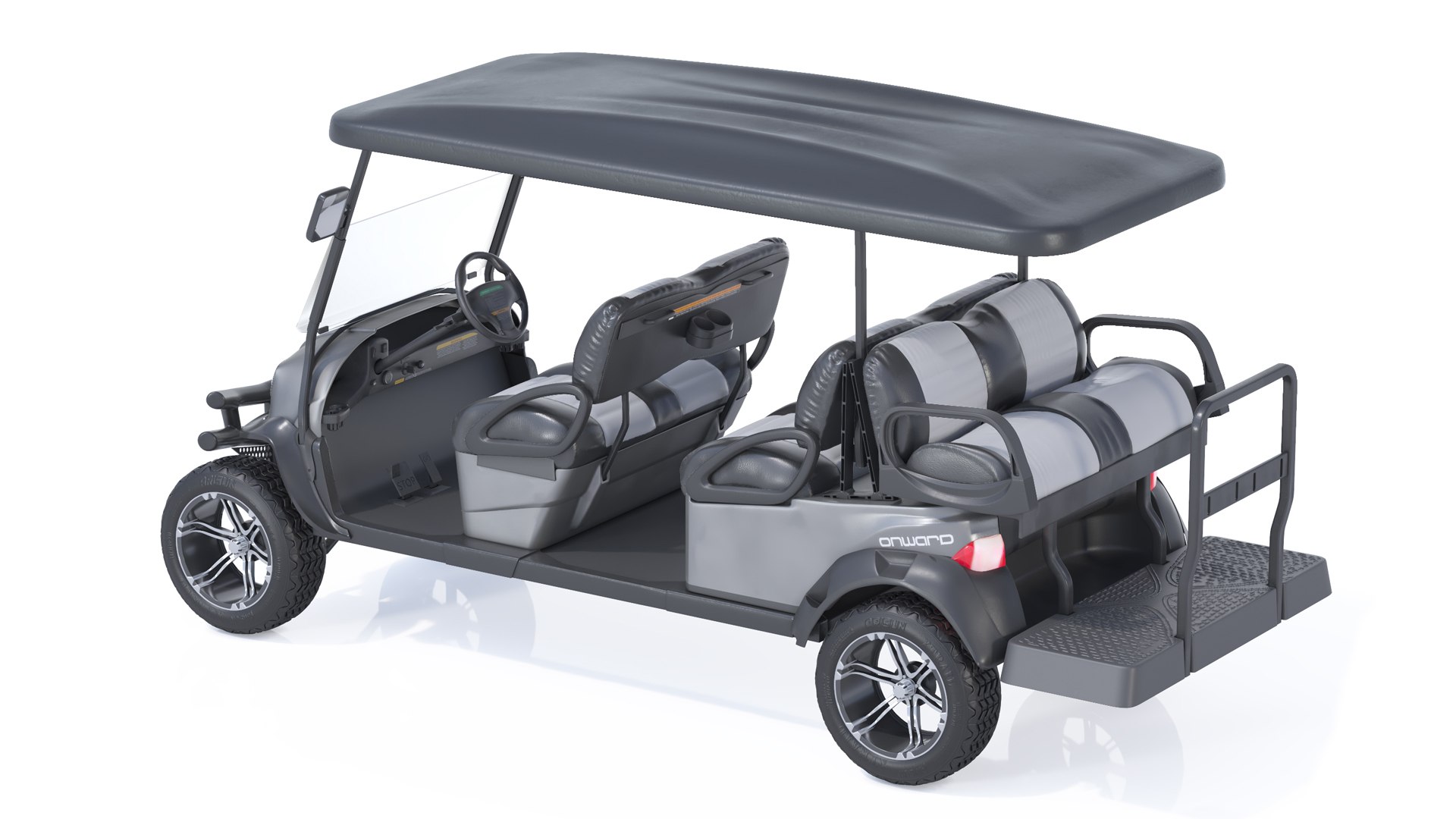 Golf Club Car 02 3D Model - TurboSquid 2123657