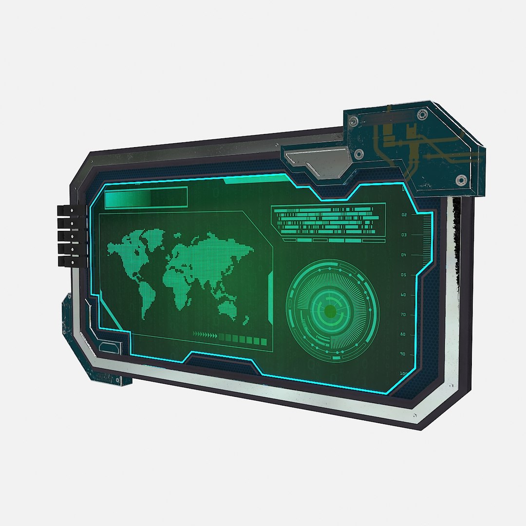 3D model ready sci fi tablet pc - TurboSquid 1529004